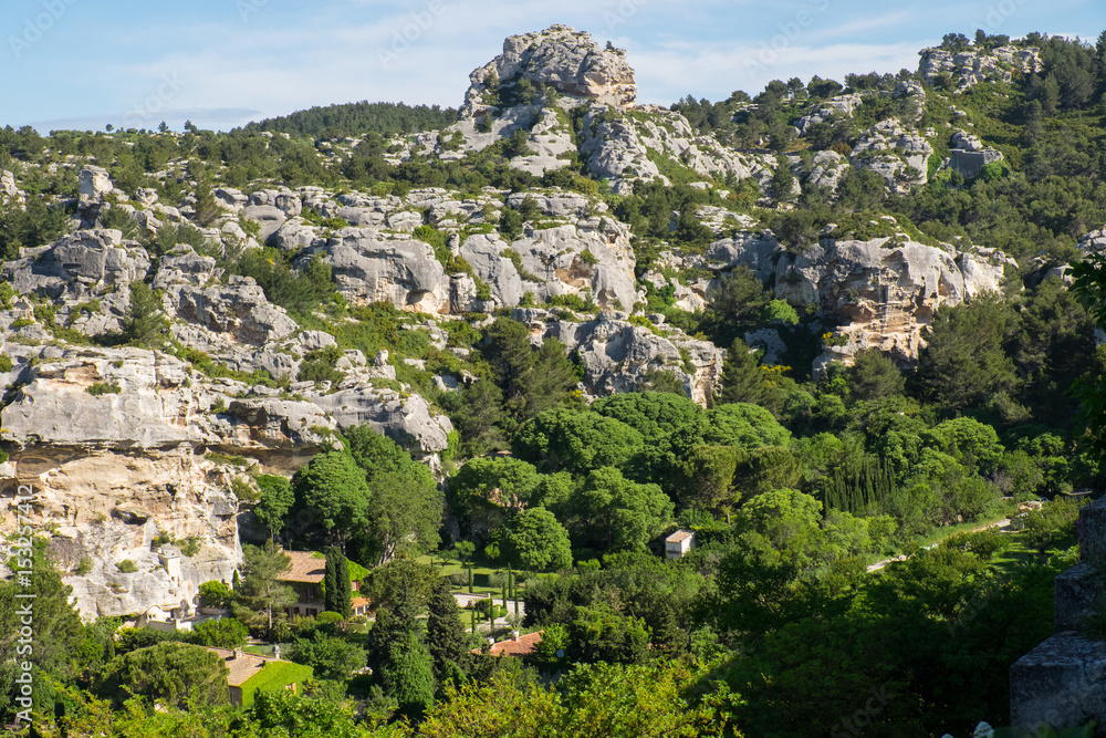 Europe,France,Les Baux de Provence (medieval city),Les Baus Valley ...