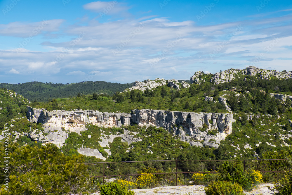 Europe,France,Les Baux de Provence (medieval city),Les Baux Valley ...