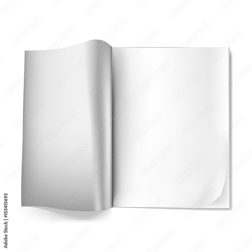 Open Magazine Vector