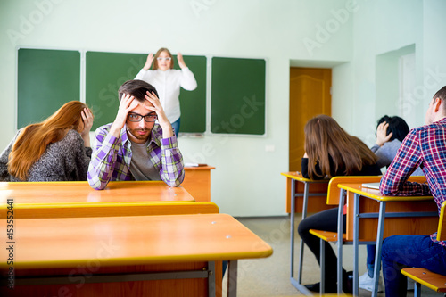 Teacher Yelling At Class