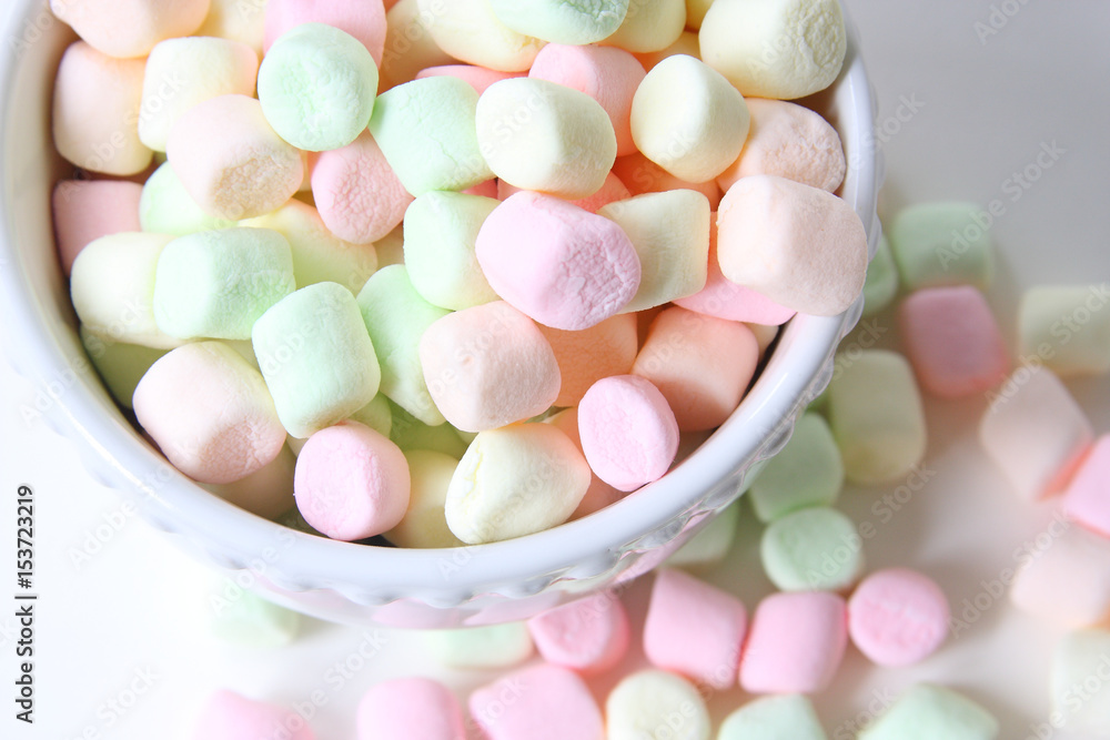 Mini Marshmallows Colored