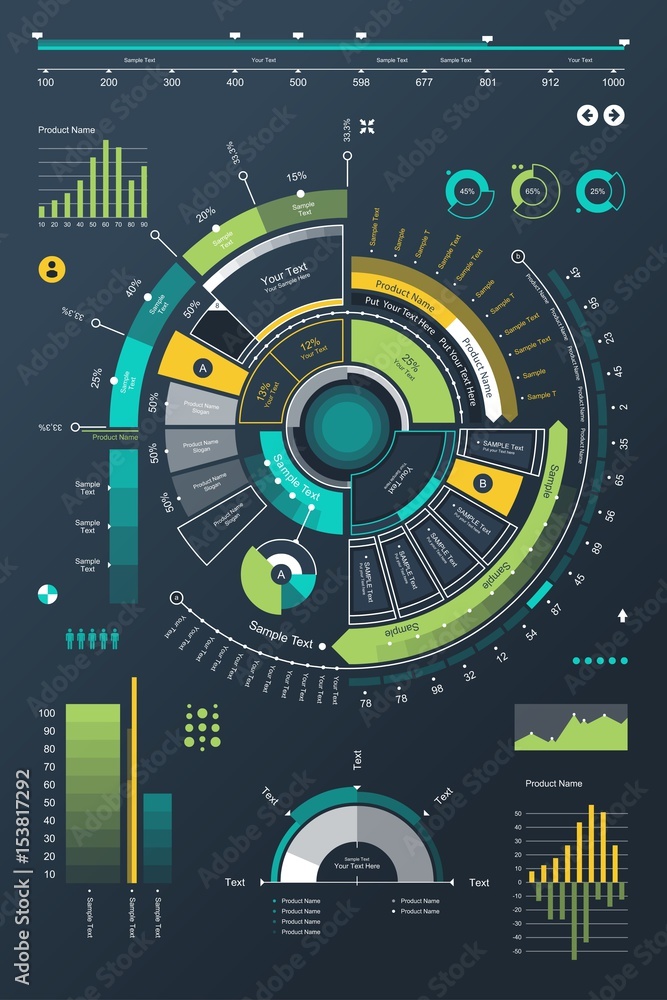 Infographic background Stock Vector | Adobe Stock