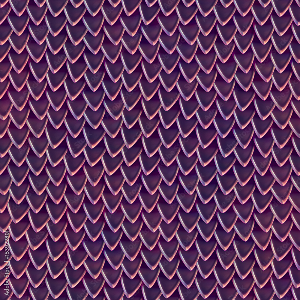 Seamless texture of metallic dragon scales. Reptile skin pattern Stock ...