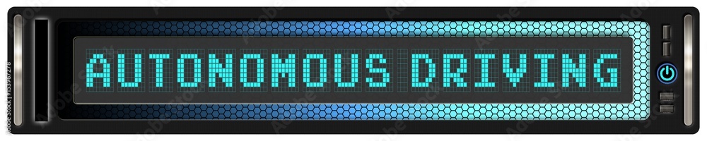 nse23 NewServerEdition - front view of autonomous self-driving server ...