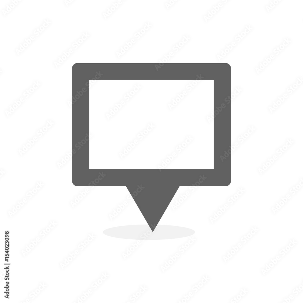 Gray Map Marker and pin vector illustration Stock Vector | Adobe Stock