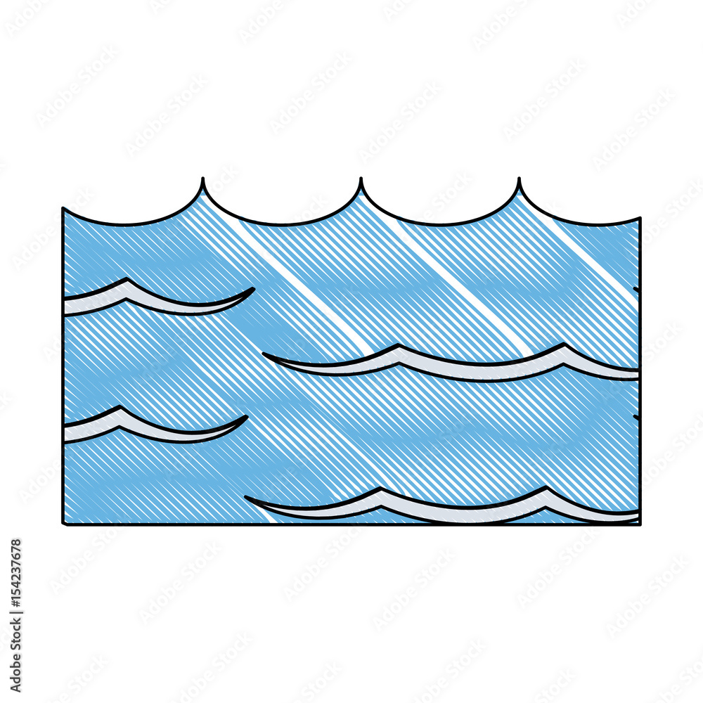 drawing water environment conservation energy save vector illustration ...