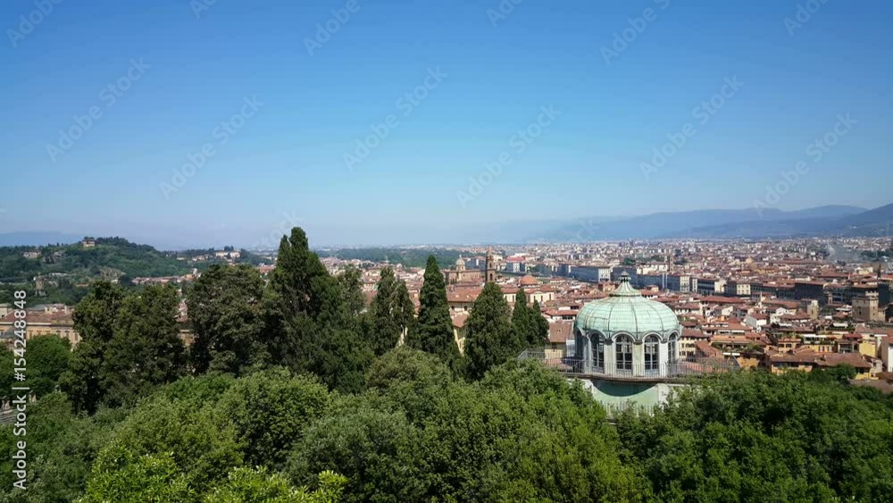 Overview Florenze from Fort Belvedere Stock Video | Adobe Stock