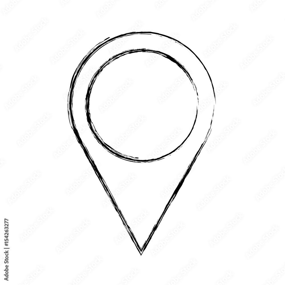 isolated map pin pointer vector illustration graphic design Stock ...