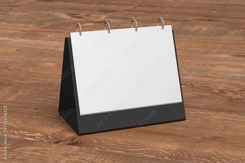 Blank table top flip chart easel binder Stock Illustration | Adobe Stock