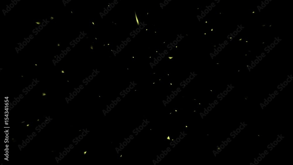 Continuous loop of an explosion and shock wave in space throwing out ...