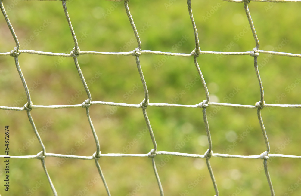 detalle de una red de portería en un campo de fútbol Stock Photo ...