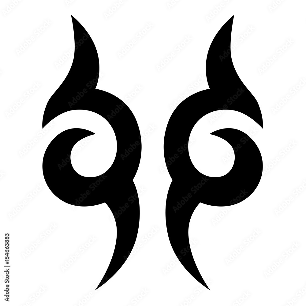 Tattoo/Tattoo tribal vector design. Simple tattoo tribal logo. Tattoo ...