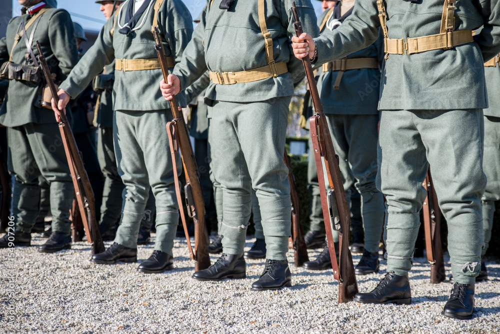 First world war soldiers Stock Photo | Adobe Stock