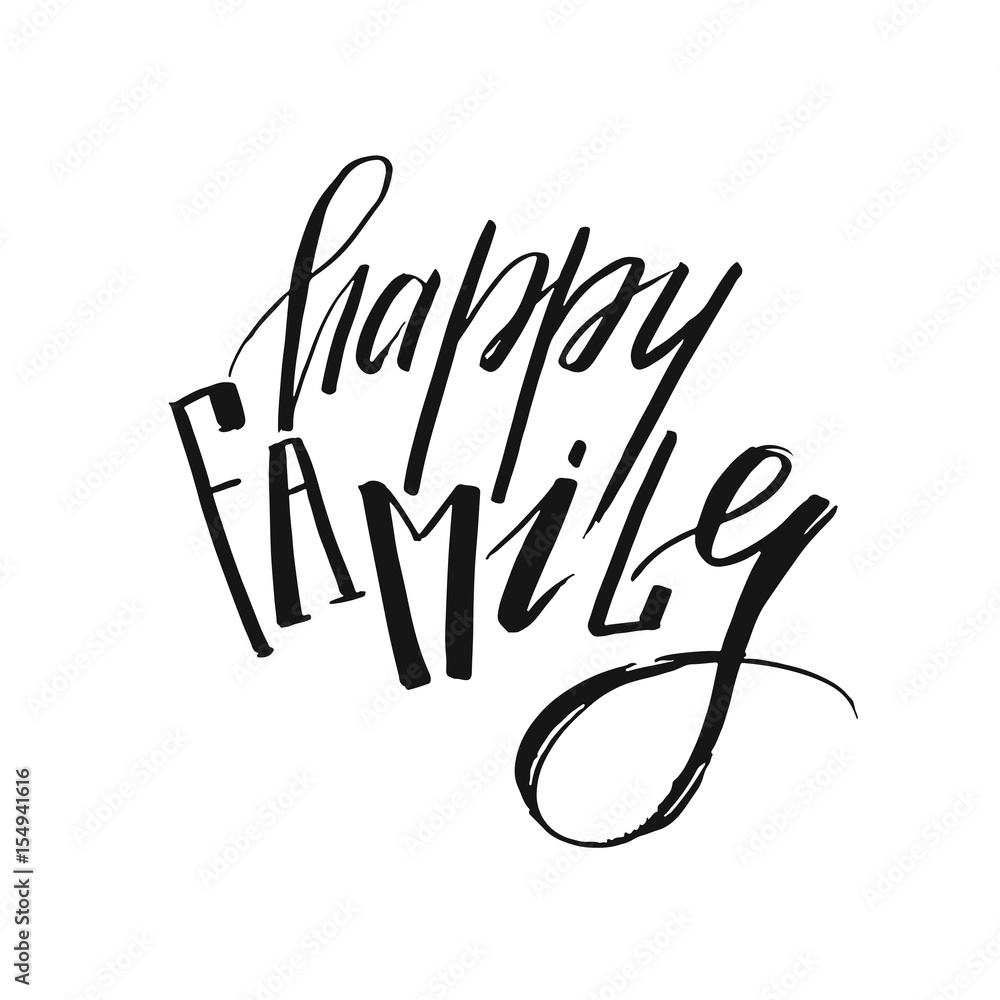 Hand drawn vector ink graphic handwritten modern calligraphy quote ...