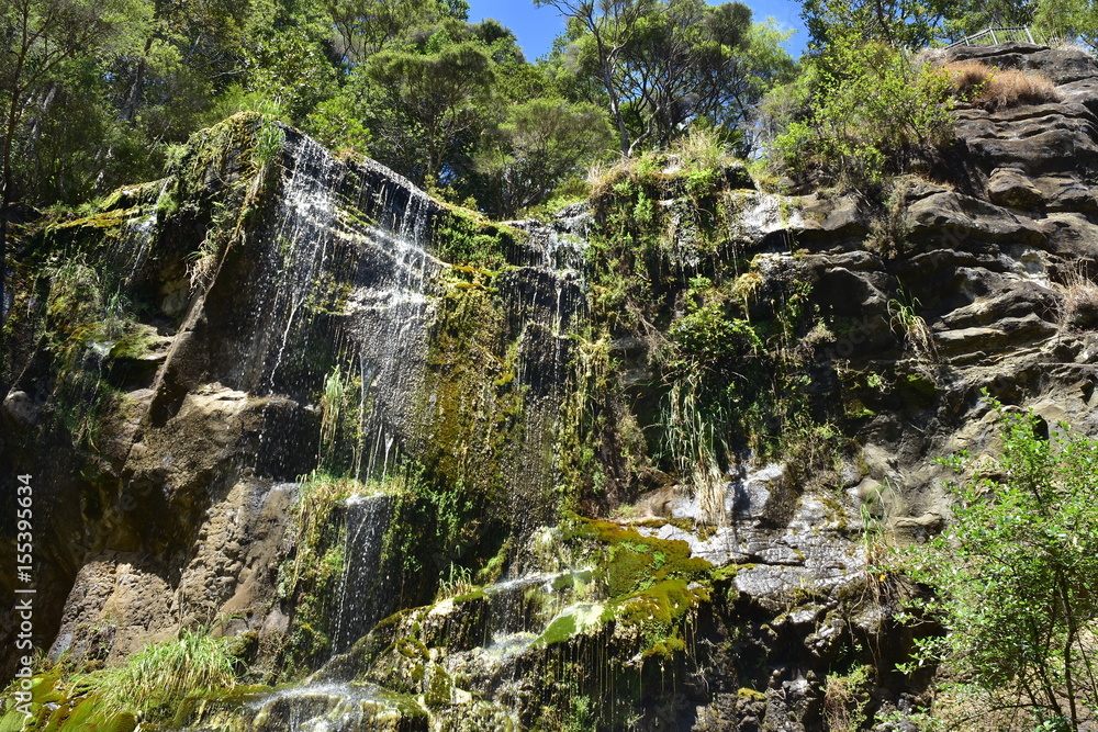 One of many waterfalls in Waitakere Ranges Regional Park in West ...