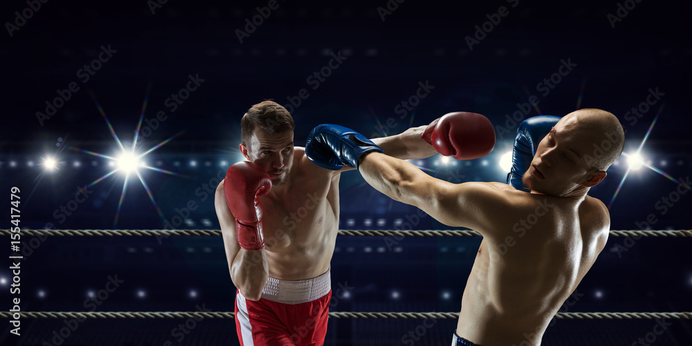 Box match best moments foto de Stock | Adobe Stock