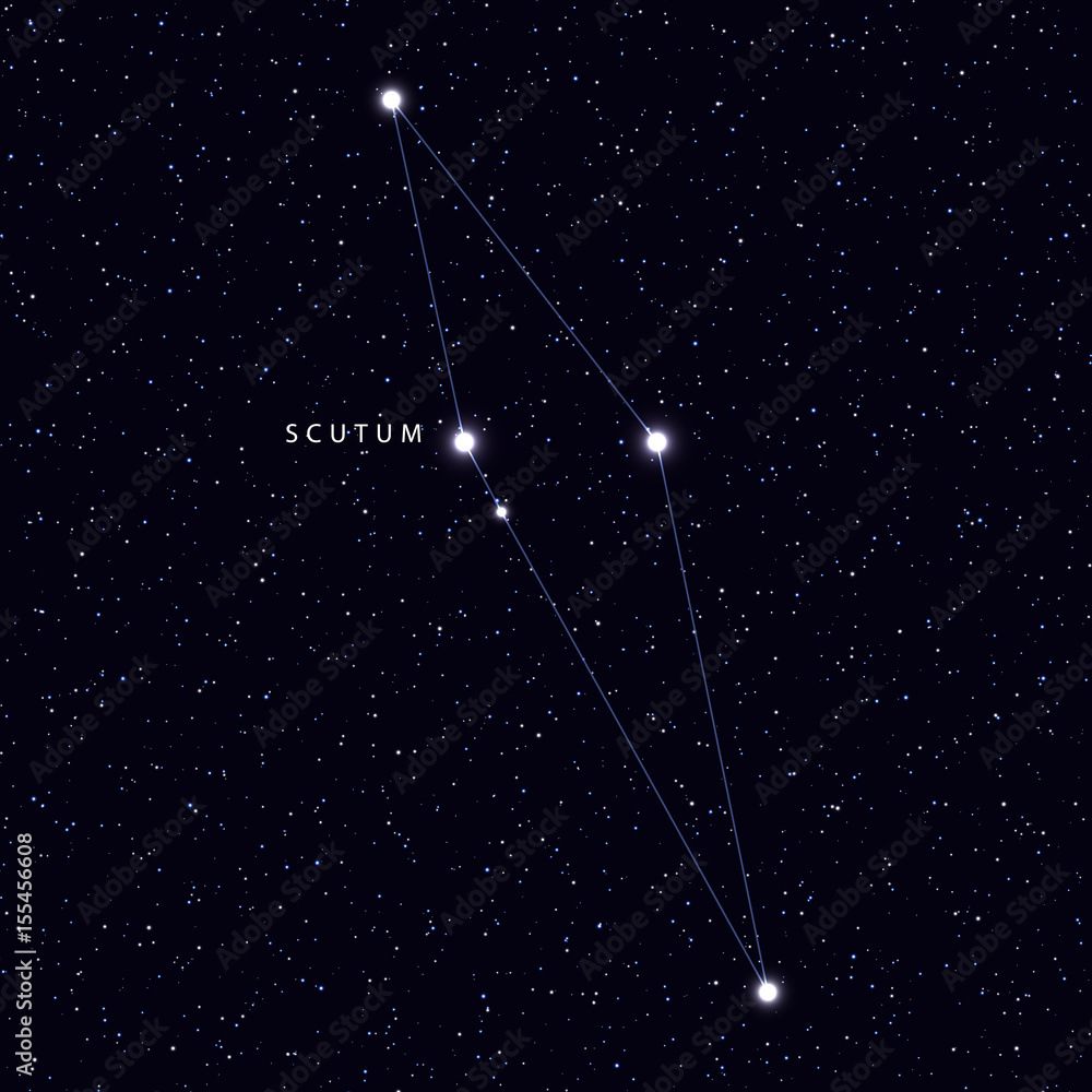 Scutum Constellation Stars