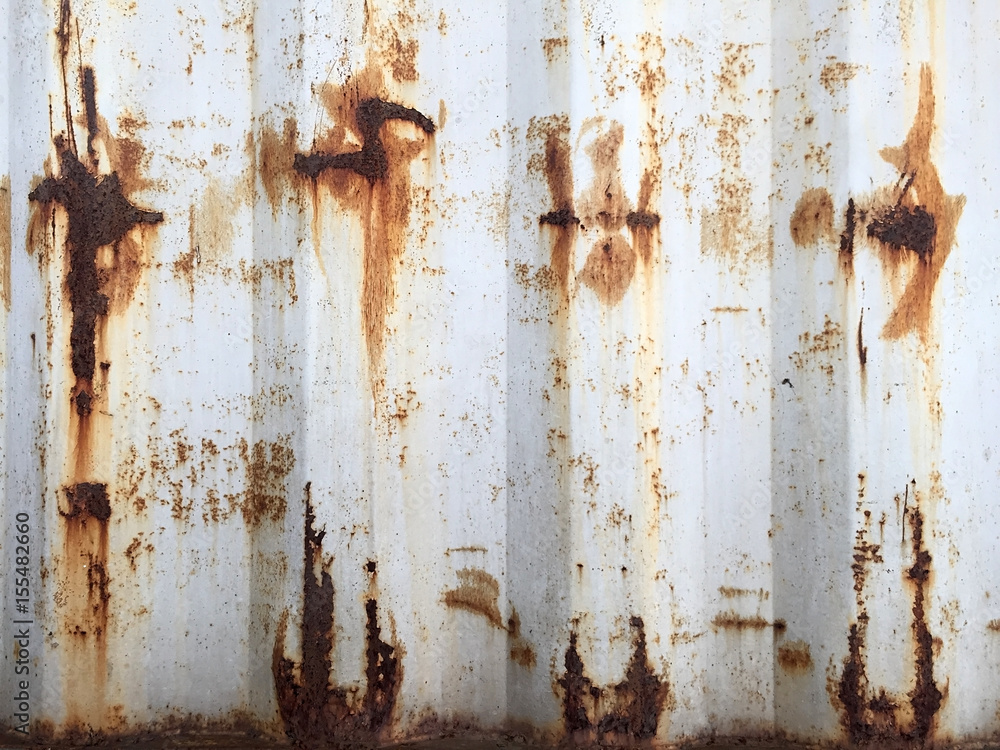 White Rusted Metal Texture
