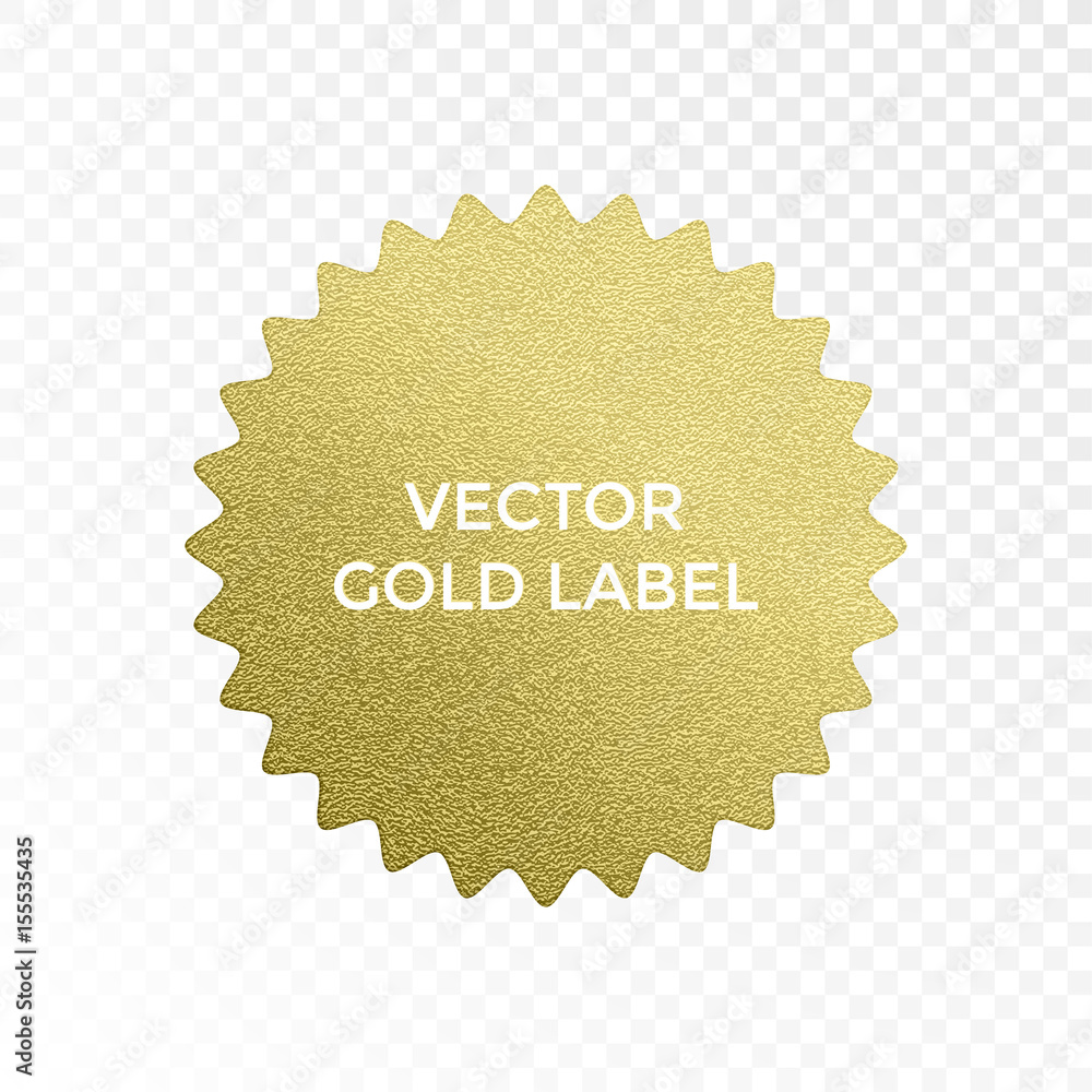 Vector gold label star multi point golden glitter texture vector ...