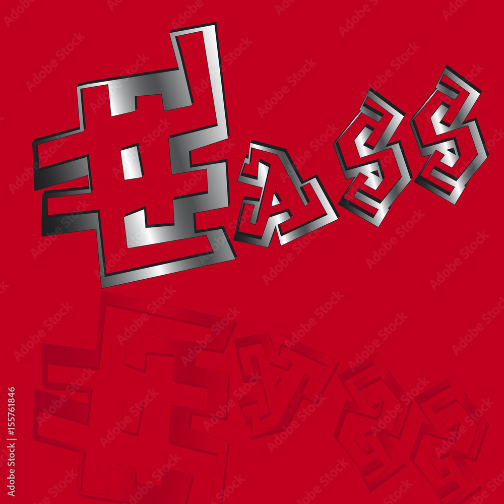 Hass posting 5 Stock-Vektorgrafik | Adobe Stock