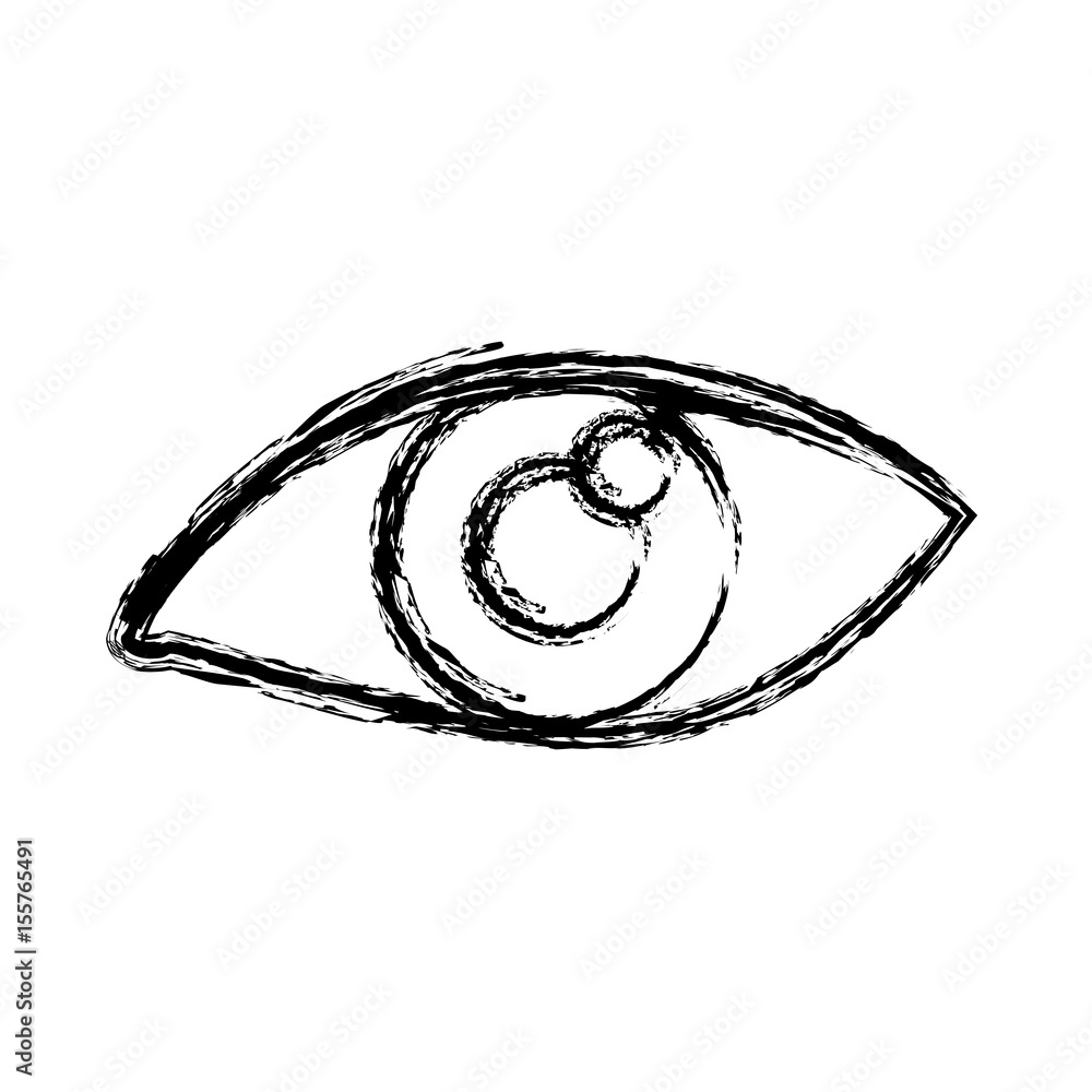 eye icon over white background. vector illustration Stock Vector ...