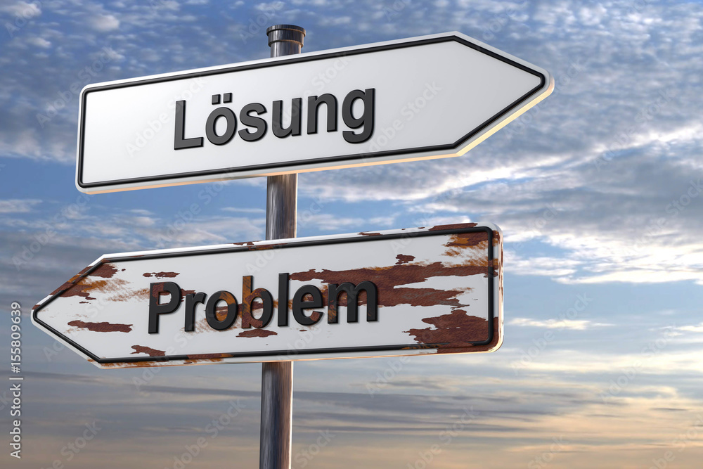 Problem - Lösung Stock-Illustration | Adobe Stock