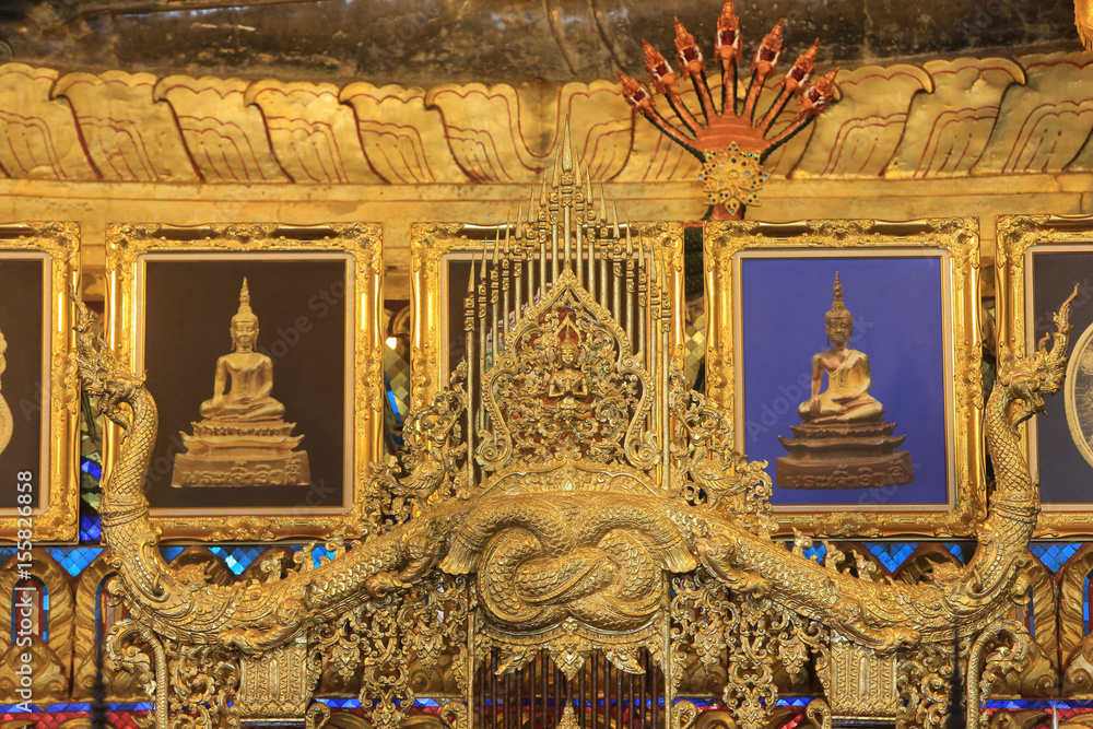 Bouddha. Vat Ong Teu. Wat Ong Teu Mahawihan. Vientiane. Laos. / Details ...