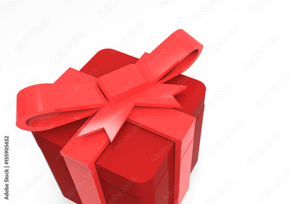 ribbon wrapped gift package Stock Illustration | Adobe Stock