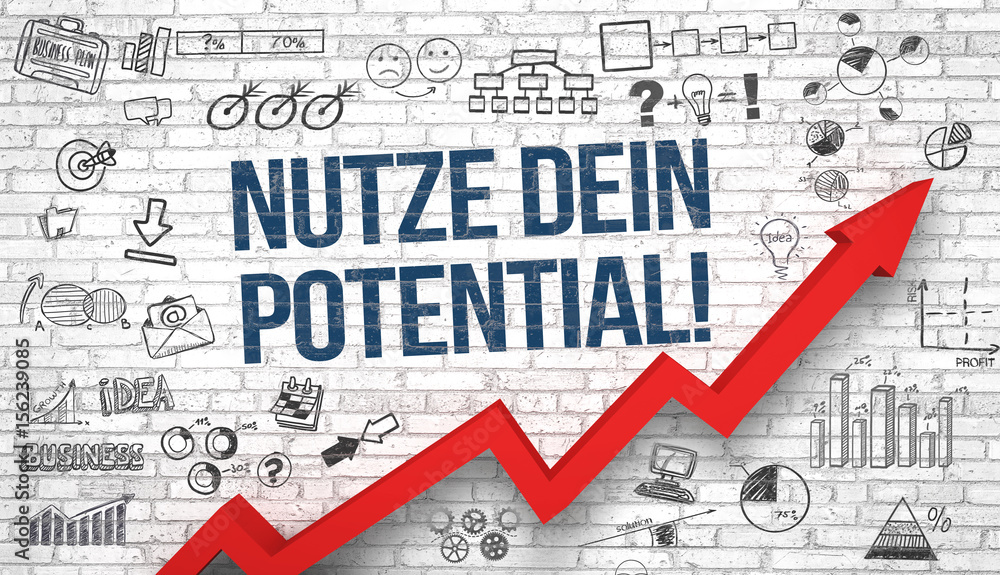 Nutze Dein Potential! Stock-Illustration | Adobe Stock