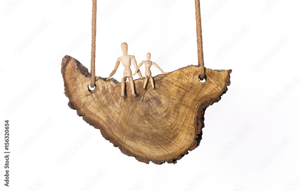 Wooden human figures, Stock Photo | Adobe Stock