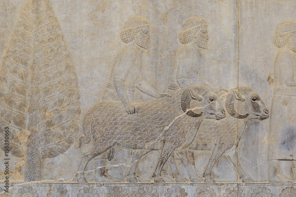 Persepolis or Takht-e Jamshid, 2500 years ago, Shiraz, Iran Stock Photo ...
