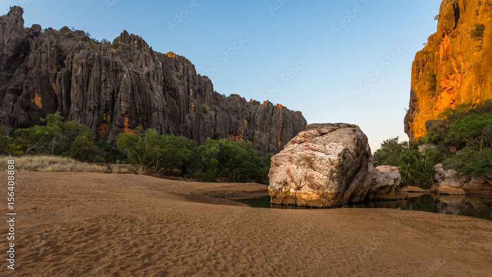 "Jandamarra Rock" - Windjana Gorge, Kimberley Region, Western Australia ...