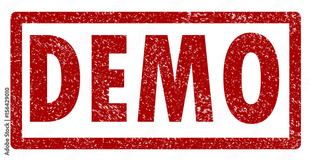 demo stamp on white background. demo rubber stamp. demo stamp sign ...