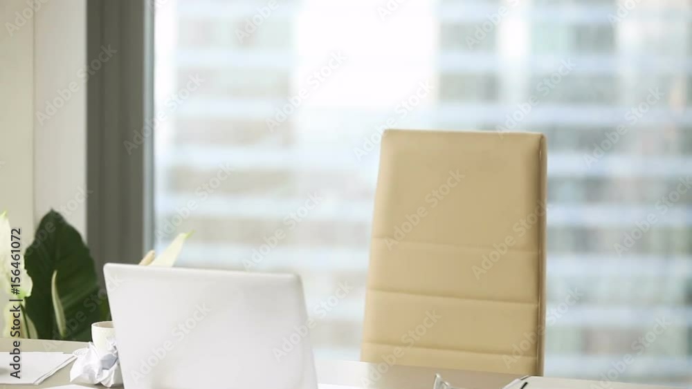 Angry furious female office worker throwing crumpled paper, having ...