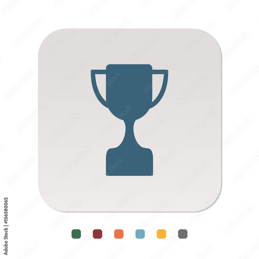 Papier Icon - Pokal Stock-Vektorgrafik | Adobe Stock