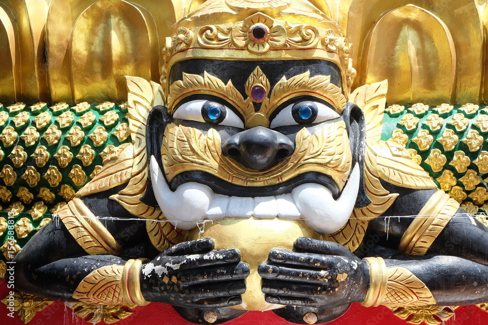 Rahu idol statue Stock Photo | Adobe Stock