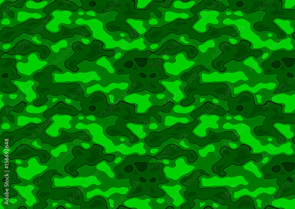Green Repetitive Texture - Seamless Pattern Background Illustration ...