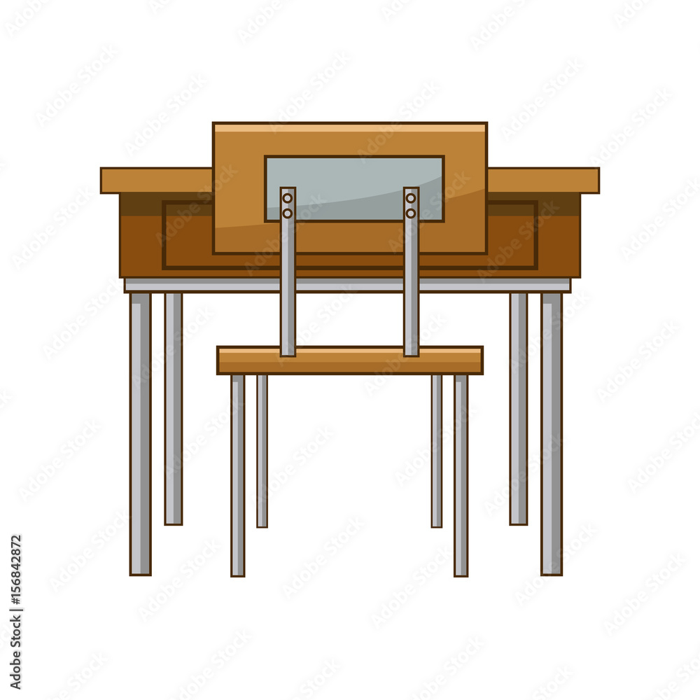 School Table And Chair Clipart