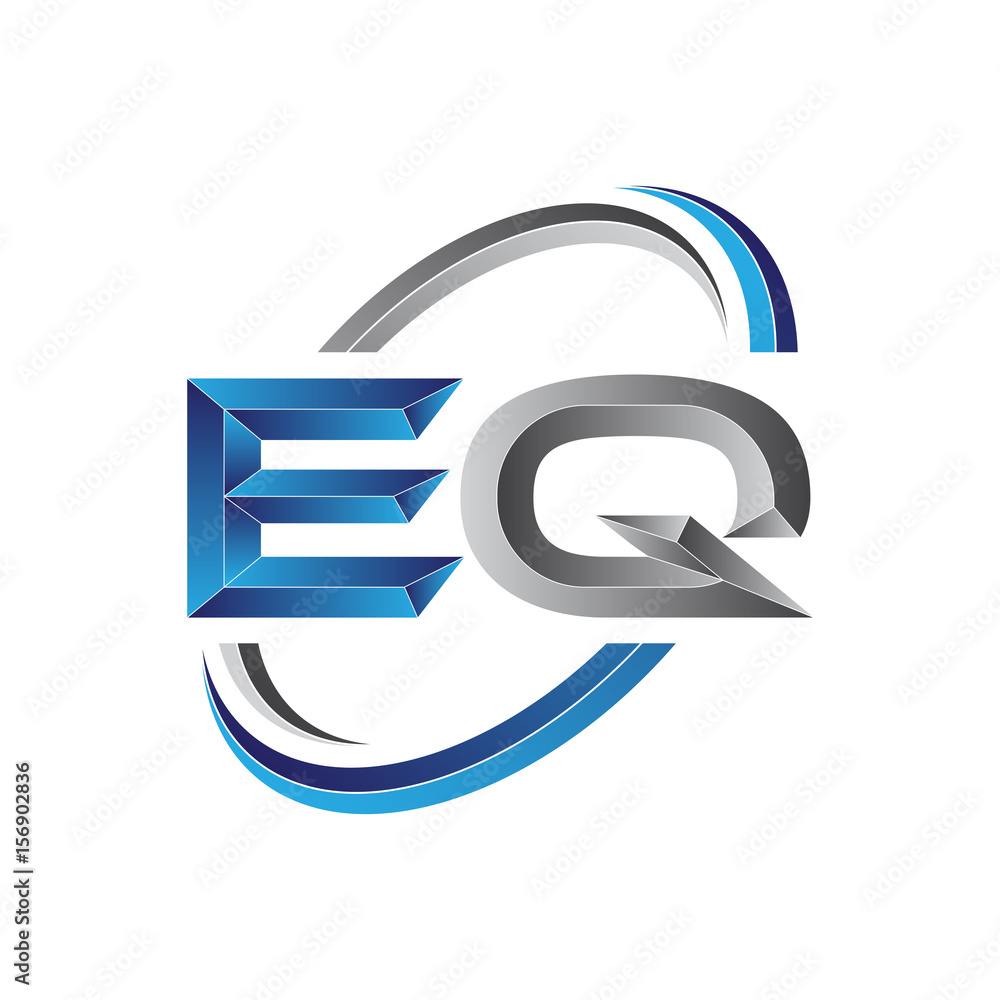Simple initial letter logo modern swoosh EQ Stock-Vektorgrafik | Adobe ... Simple initial letter logo modern swoosh EQ Stock-Vektorgrafik | Adobe ...
