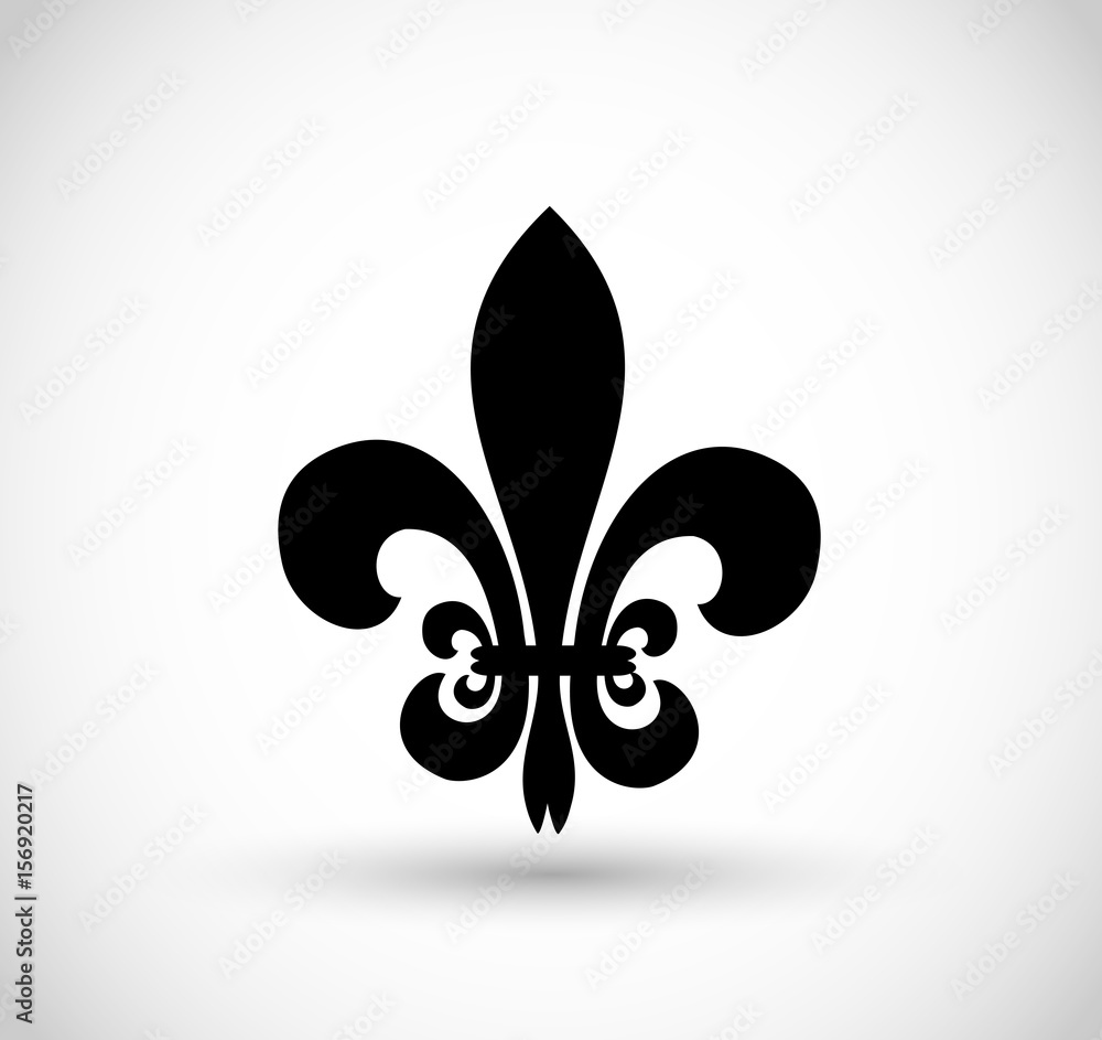 Fleur de lise vector Stock Vector | Adobe Stock