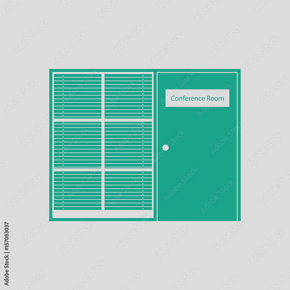 Conference room icon Stock Vector | Adobe Stock
