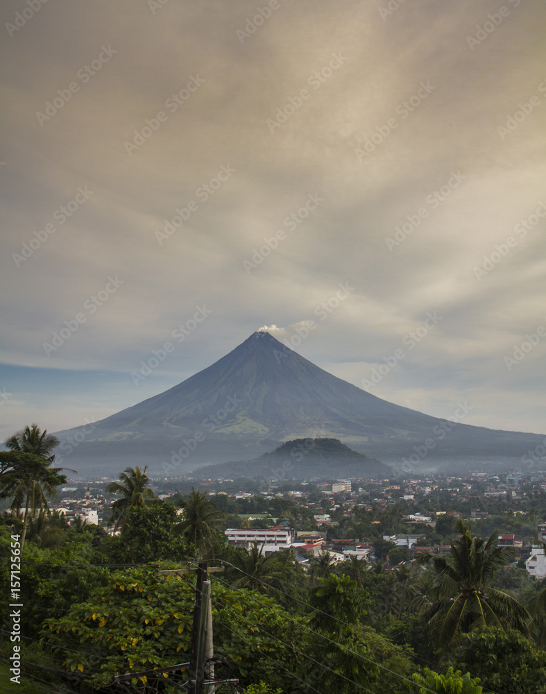 Mayon Volcano. Philippines Stock Photo | Adobe Stock
