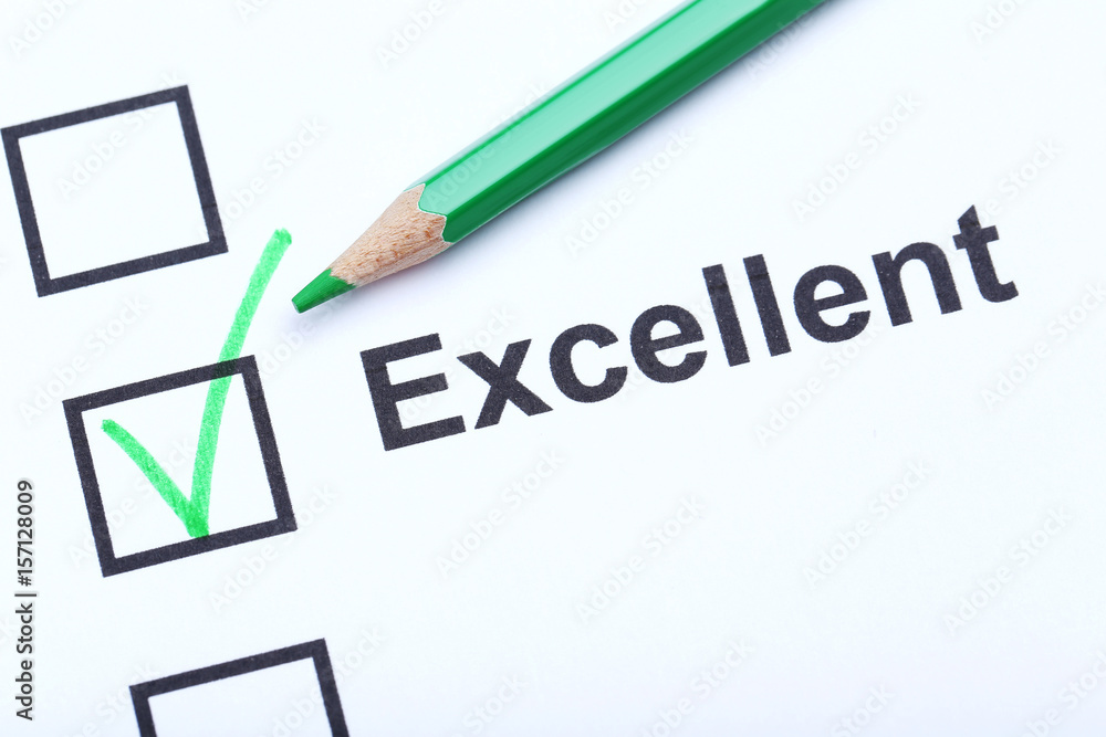 Check boxes on white paper Stock Photo | Adobe Stock