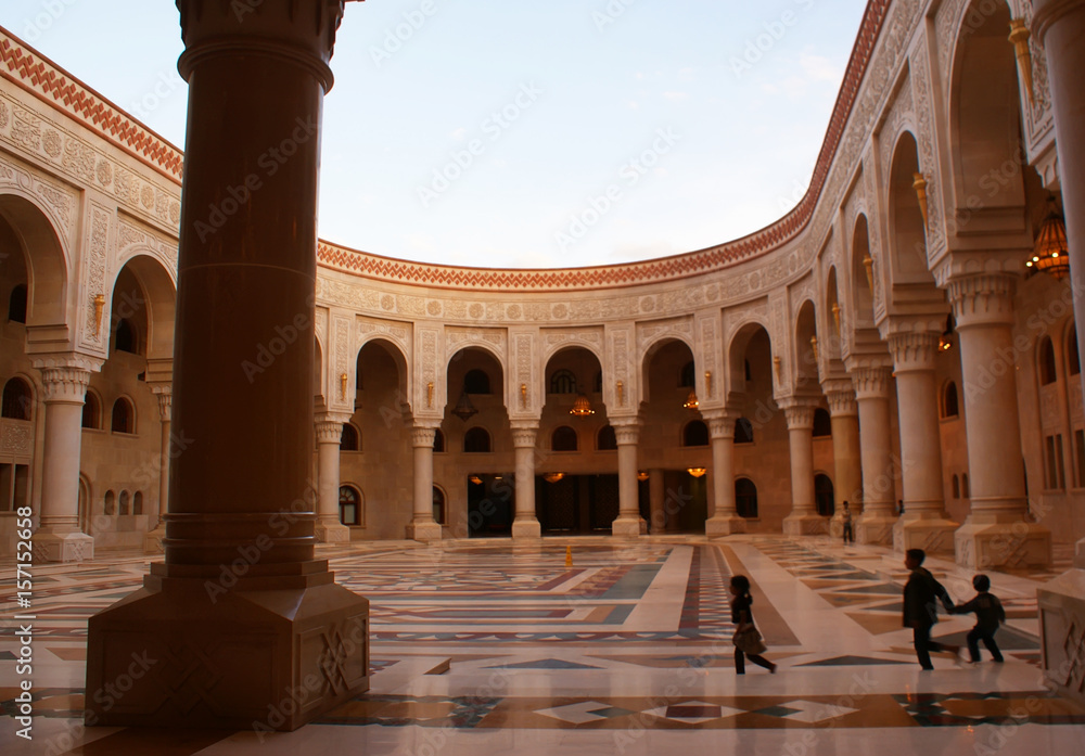 The al-Saleh mosque – the main and largest mosque of the capital of ...