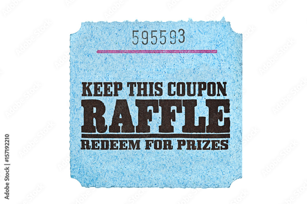 Classic raffle ticket Stock Photo | Adobe Stock