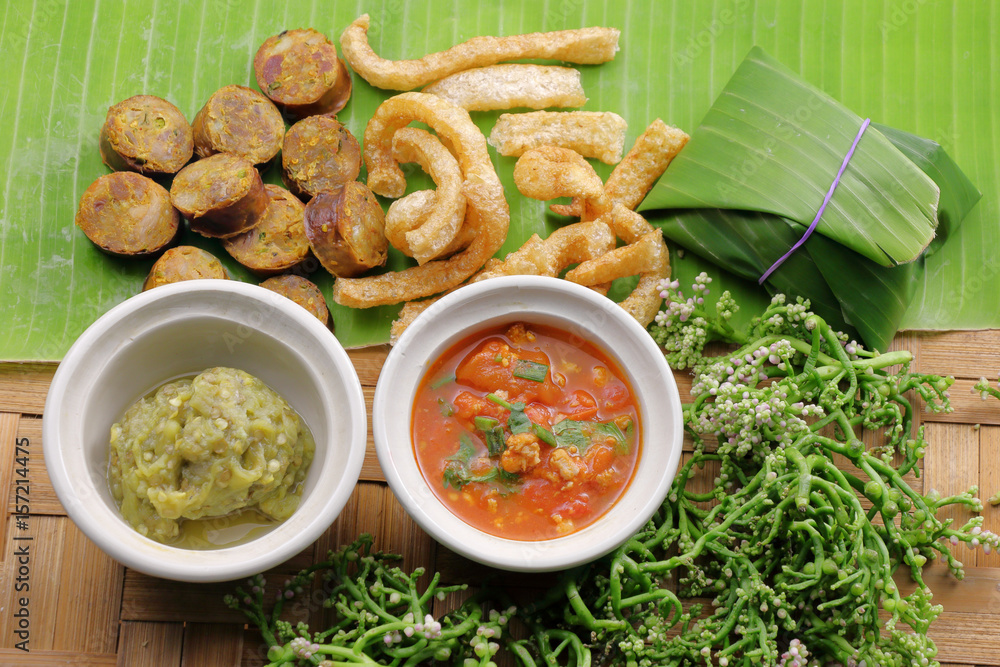 Northern Thai Cuisine, chili sauces are "Nam Prig Noom", "Nam Prig Ong ...