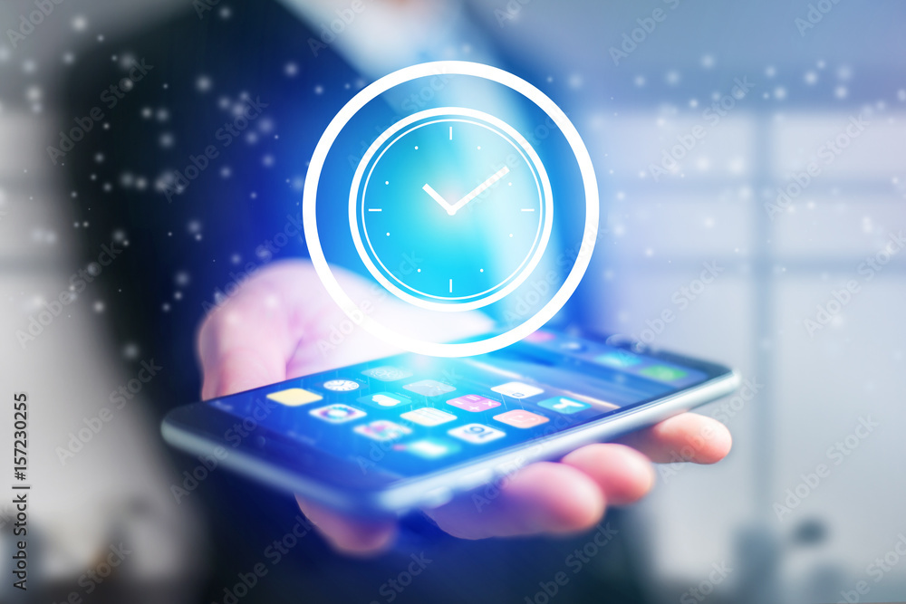 Concept of being just in time - Time concept Stock Photo | Adobe Stock