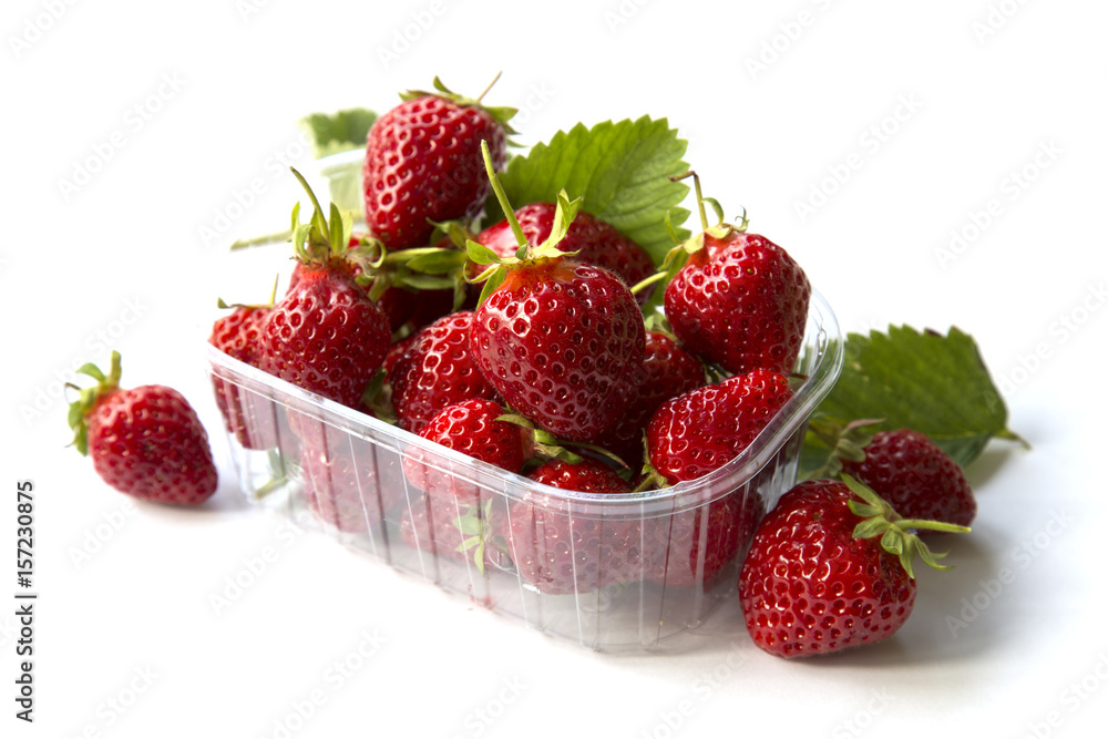 Barquette de fraises Stock Photo | Adobe Stock