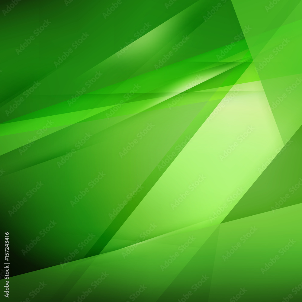 Abstract vector background. Green background for wallpaper, flyer ...