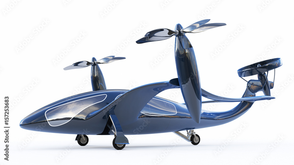 Personal Air Vehicle, Flying Car Of The Future 3d Concept, Future Car ...
